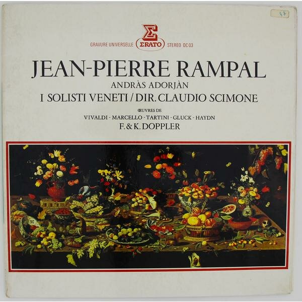 Винтажная виниловая пластинка OEUVRES DE VIVALDI, MARCELLO, TARTINI, GLUCK, HAYDN, F. & K. DOPPLER - TROIS SONATES ET DIX VALSES POUR PIANOFORTE NEAR MINT