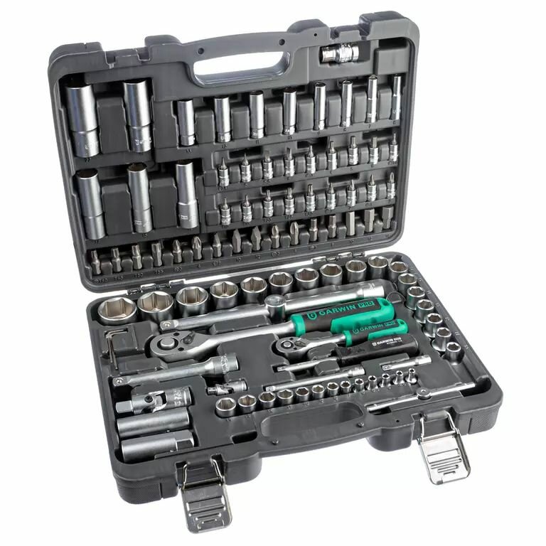 Набор инструментов 1/4" и 1/2" 6 гр. 94 предмета GARWIN PRO GTK-0103094