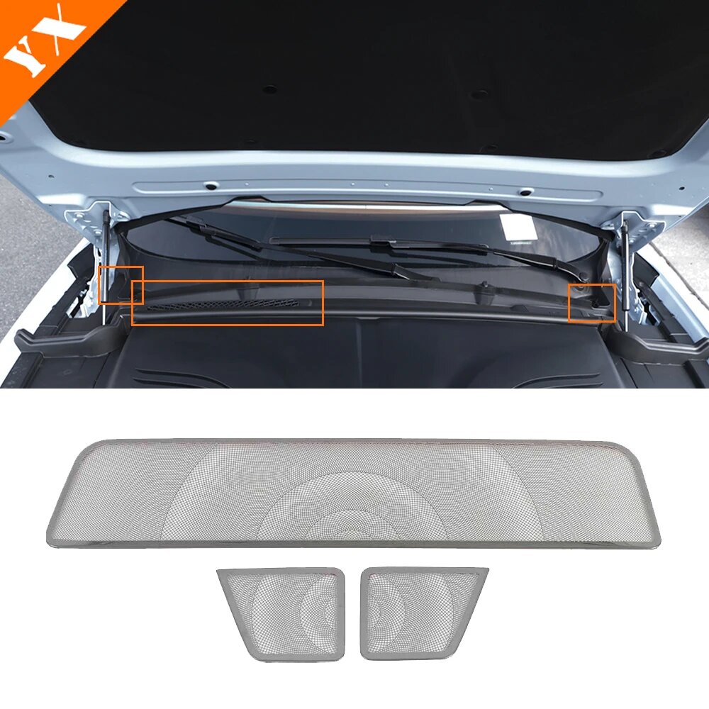 Автомобильные аксессуары из нержавеющей стали для Dongfeng Voyah Free 2021-2023, Black 3pcs