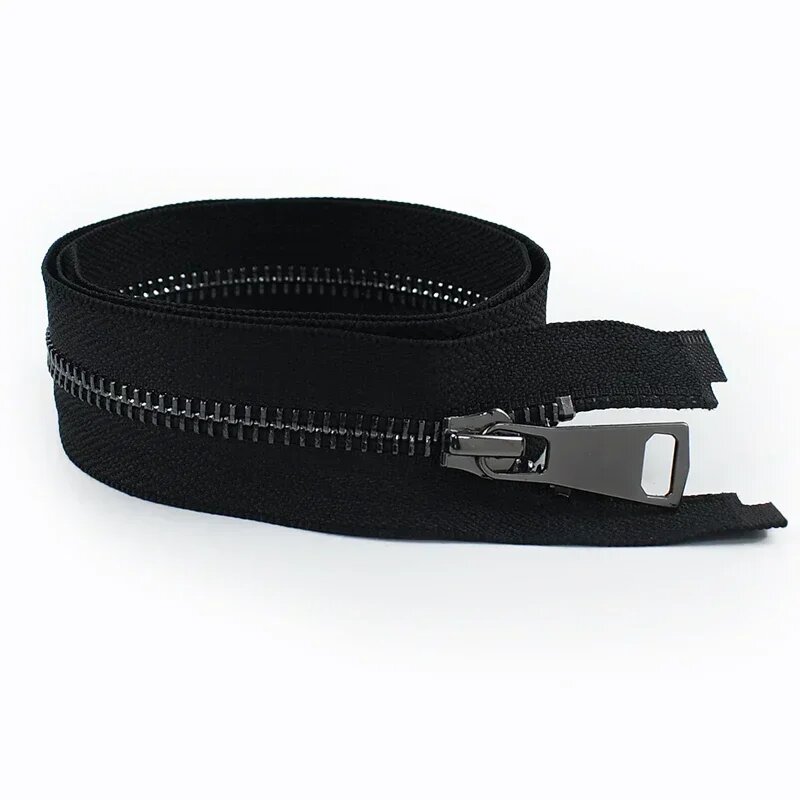 Meetee 5# черные металлические молнии 15-150 см A3-6-Black, Close End-15cm-2Pcs