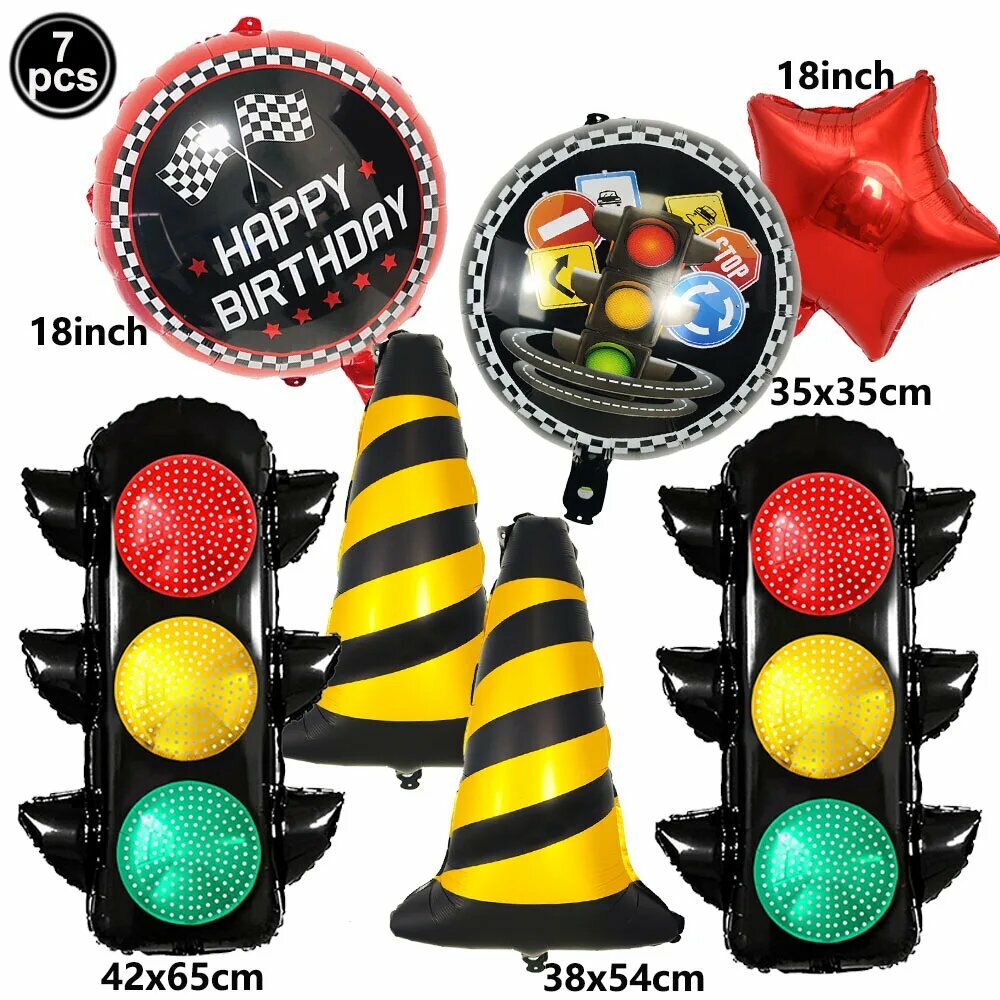Гоночные аксессуары для вечеринки 7pcs set