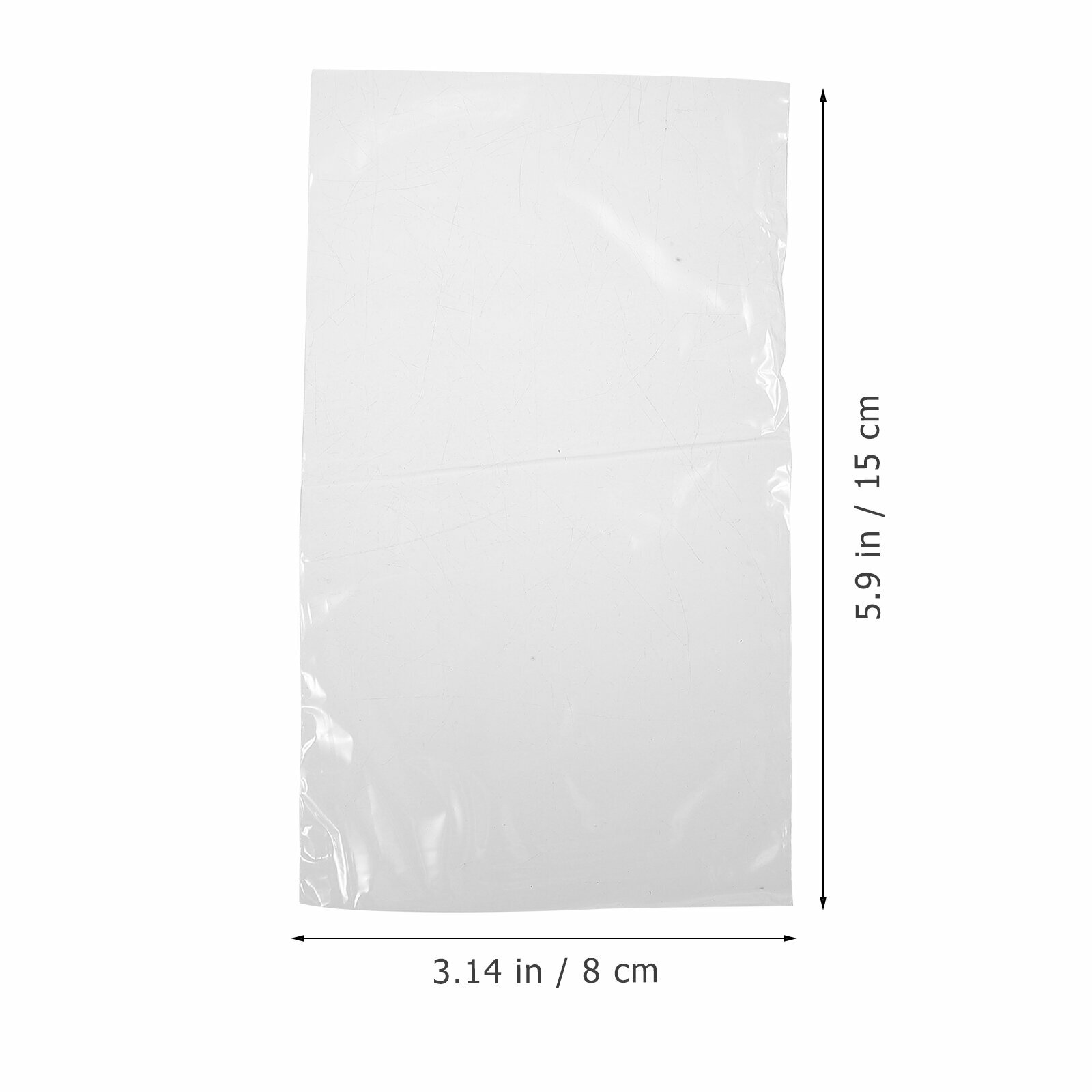 Пакеты Для Упаковки Из Термоусадочной Пленки 200 Шт Прозрачные 15X8X0 01Cm