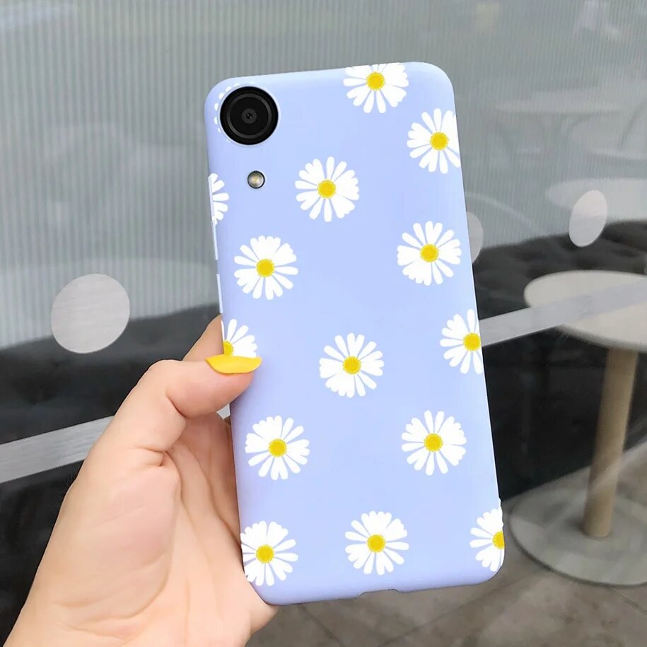 A03 Core Чехол для телефона Samsung Galaxy A03 Core SM-A032F Чехол Cute Daisy Cartoon daisy-c30