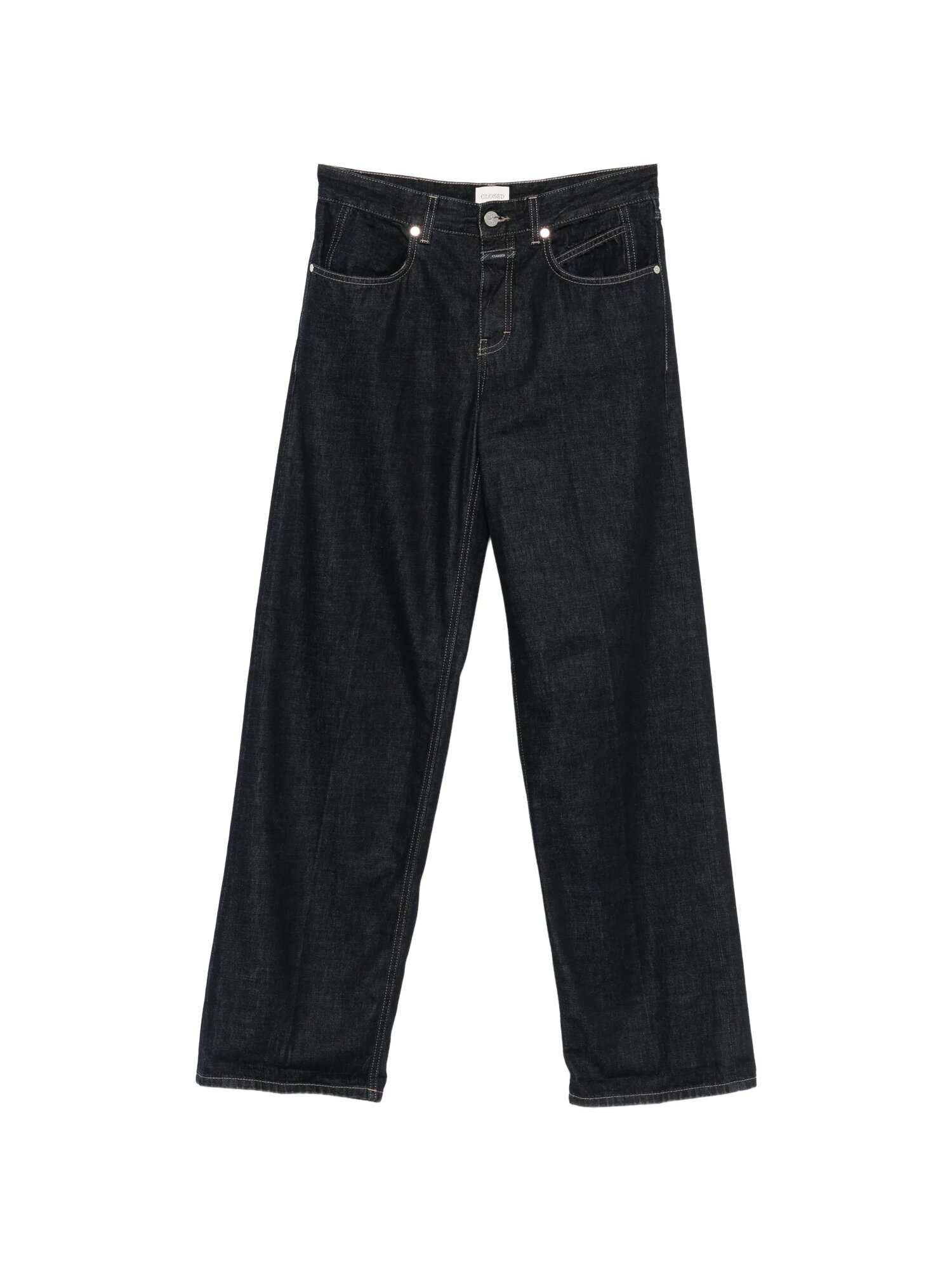 Джинсы Nikka logo-patch wide-leg jeans 