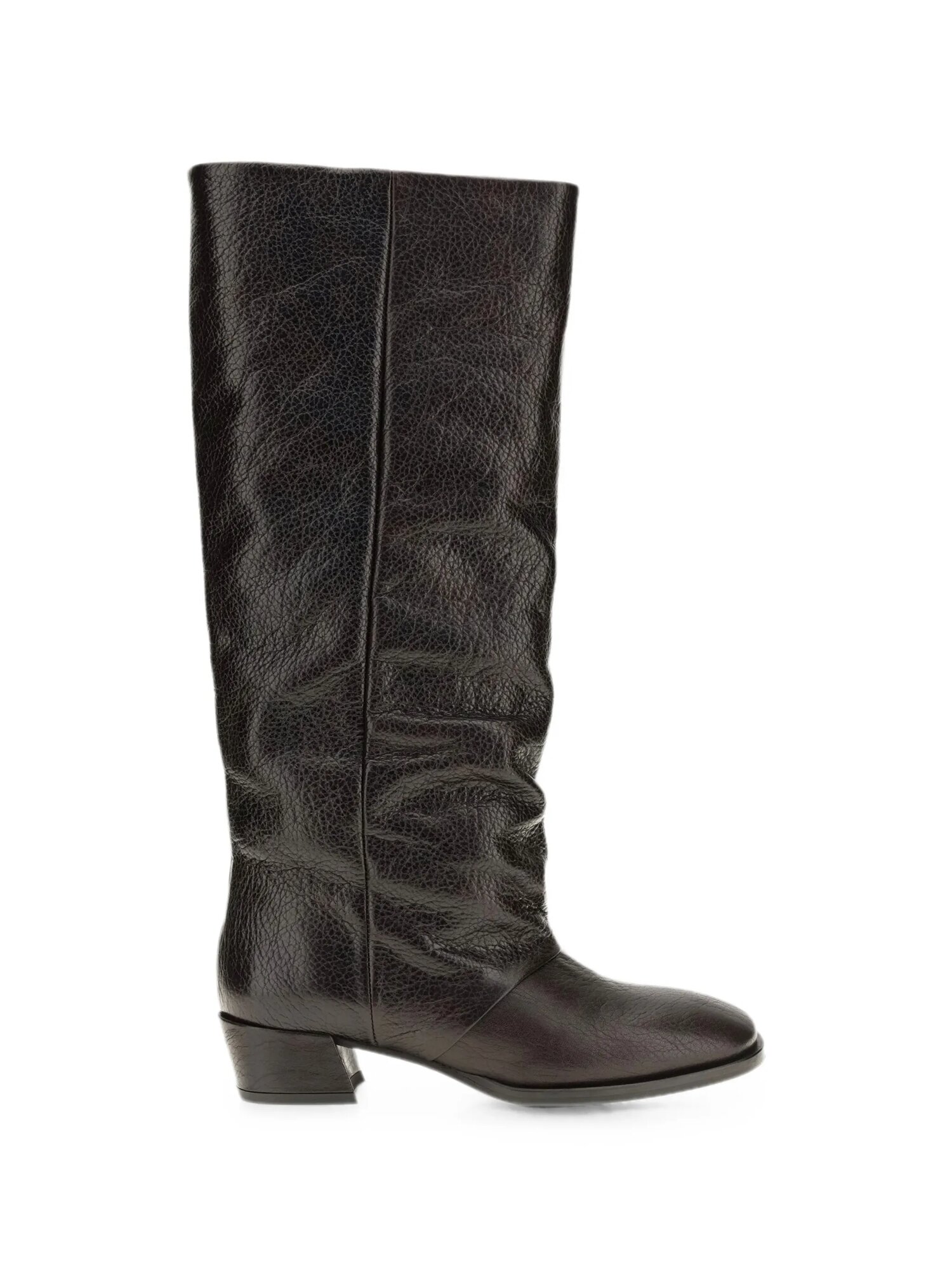 Ботинки Grained-leather knee-high boots