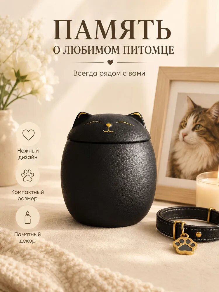 Ящик для котов и собак Небольшой контейнер для хранения для животных Ящик для животных 200ML / 40 г 7,7X8.5CM