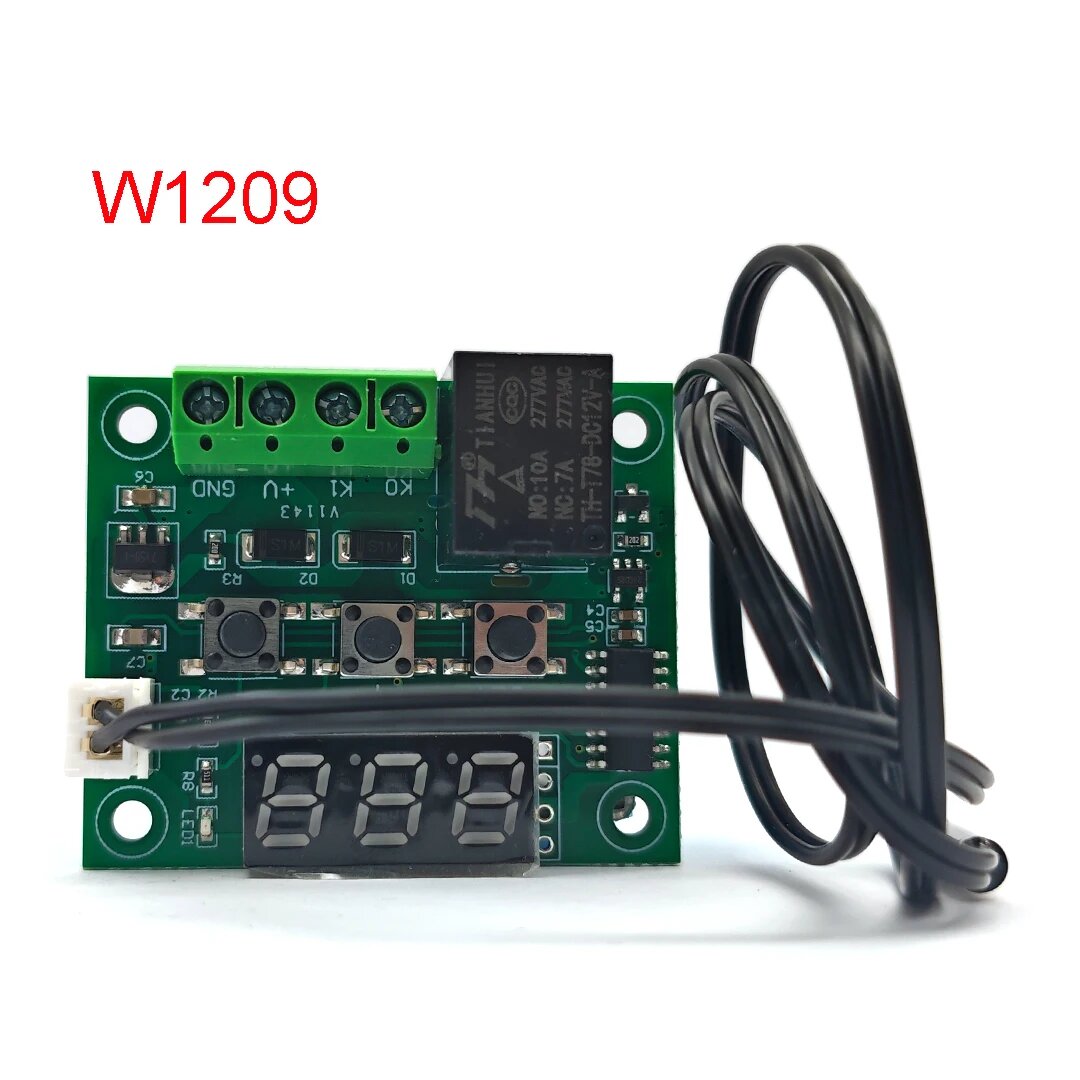 Терморегулятор SZEKS W1209 DC 12V