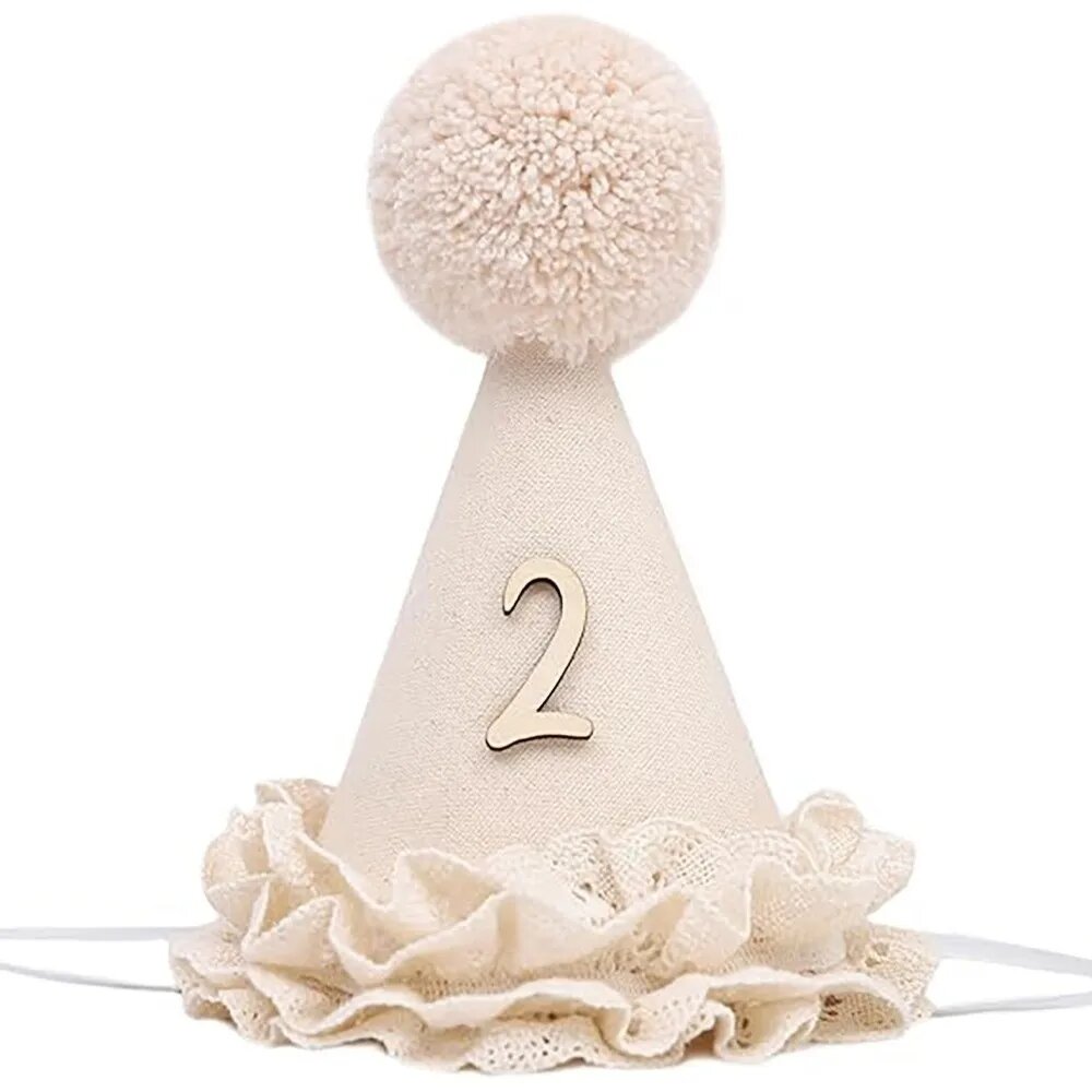 Праздничная шляпка для девочки Beige Бежевый, Style A 2