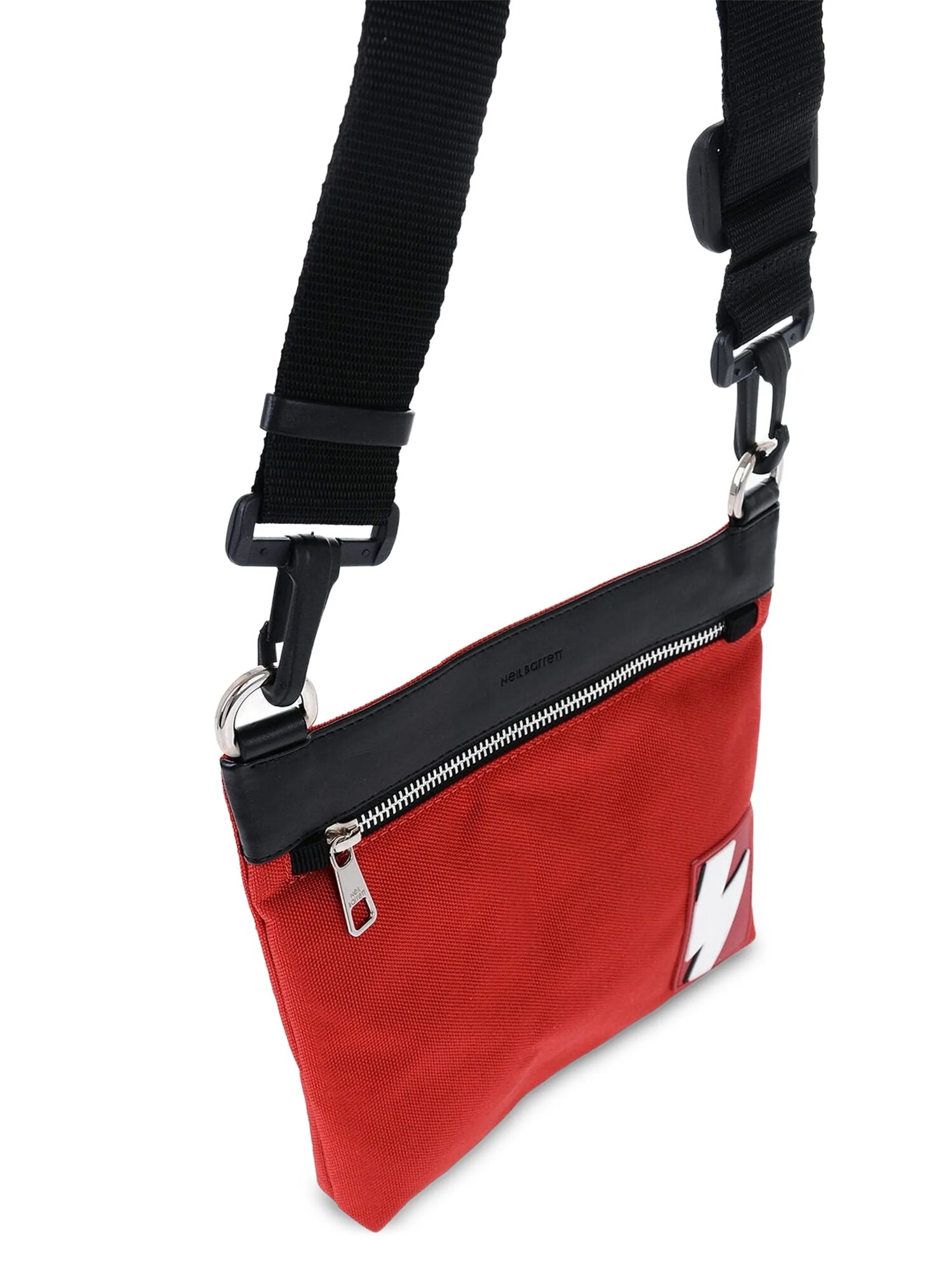 Сумка Neil Barrett Fair Isle Thunderbolt messenger bag — фото 1