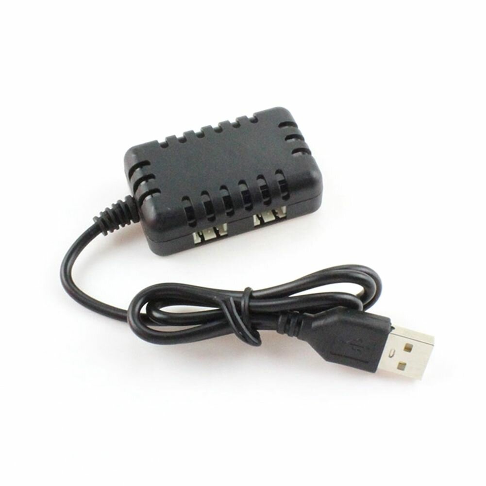 Зарядное устройство 2 в 1 7,4 В 1000 мАч x2USB XH-3P быстрое для радиоуправляемых машин Wltoys, подходит для 144001