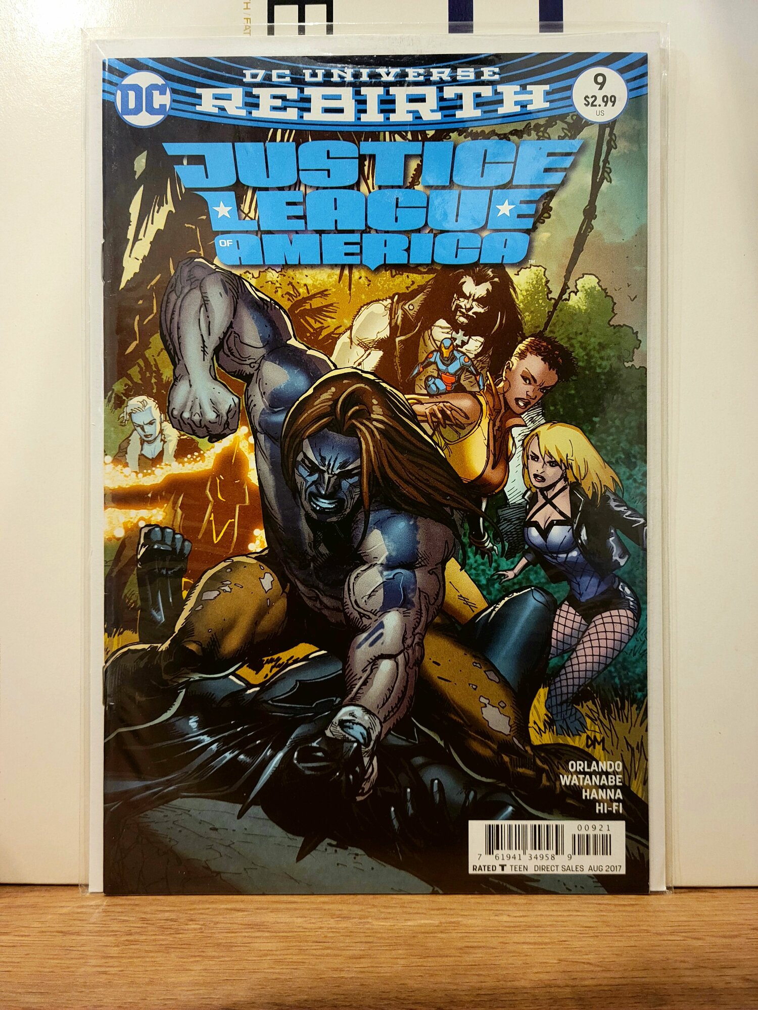 Ретро Комикс Justice League #9. Rebirth. Detective Comics.