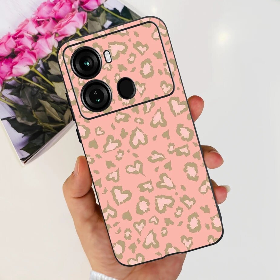 Чехол для Itel P40, розовый, силикон