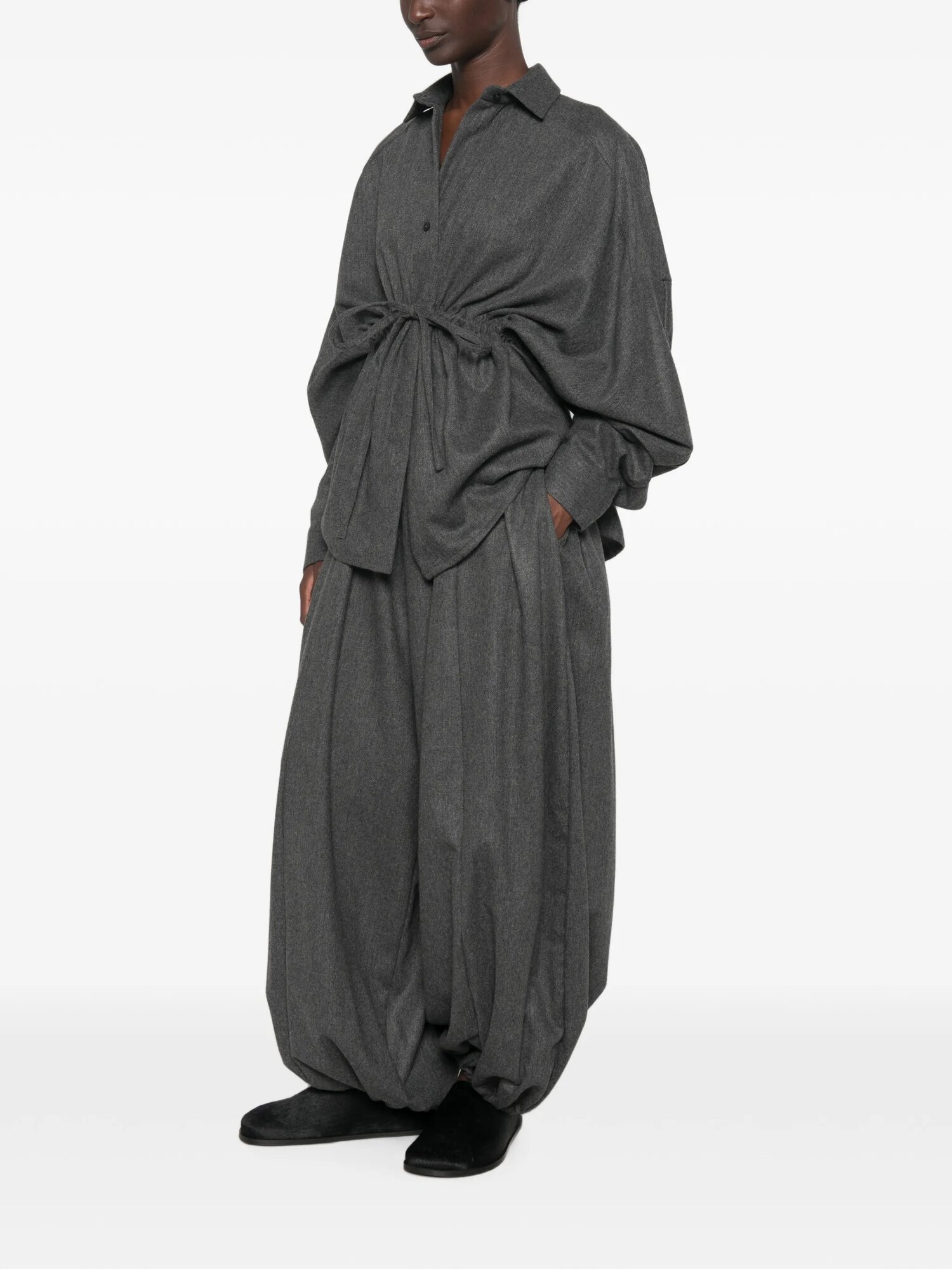 Рубашка TheLatest E-Dalida drawstring-waist shirt, размер 40 — фото 1