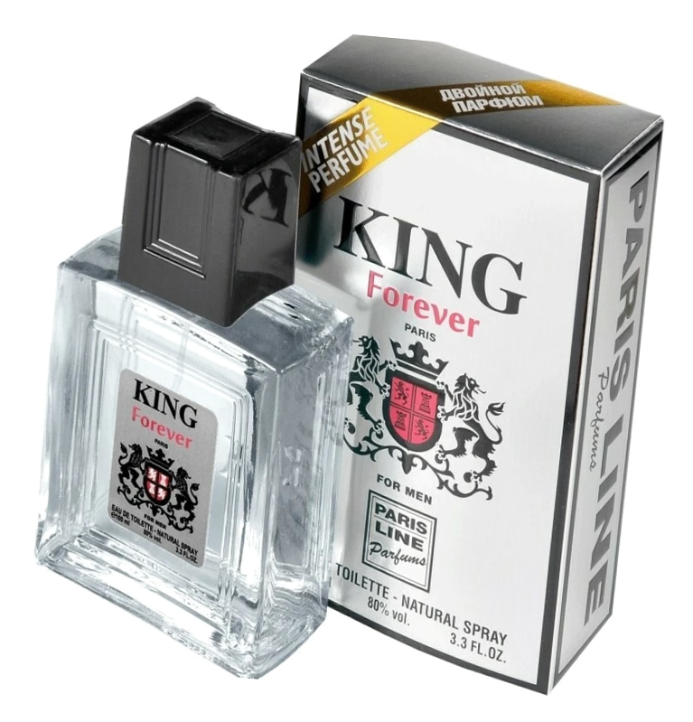 Paris Line Parfums King Forever мужской аромат 100 мл / Пари Лайн Парфамс Кинг Форевер