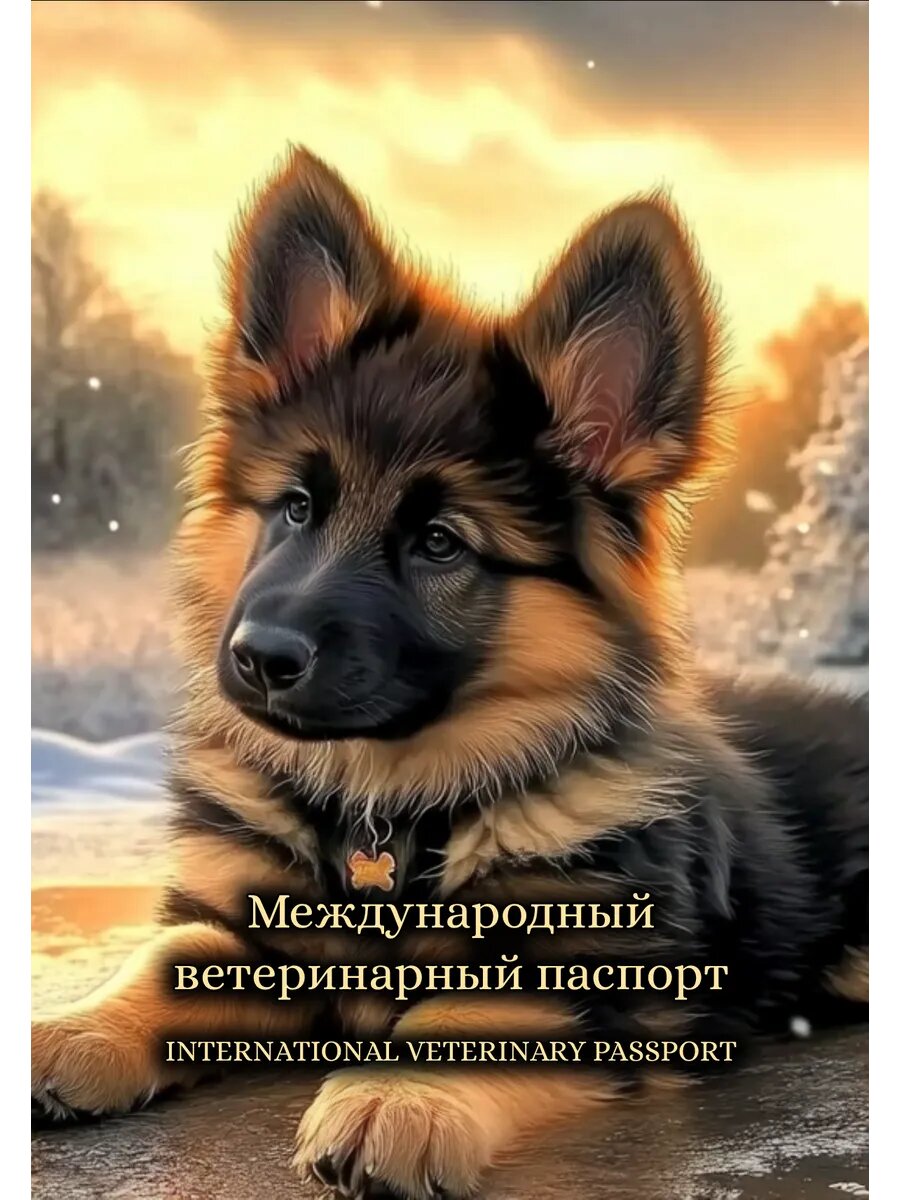 Международный ветеринарный паспорт с аудио-записью