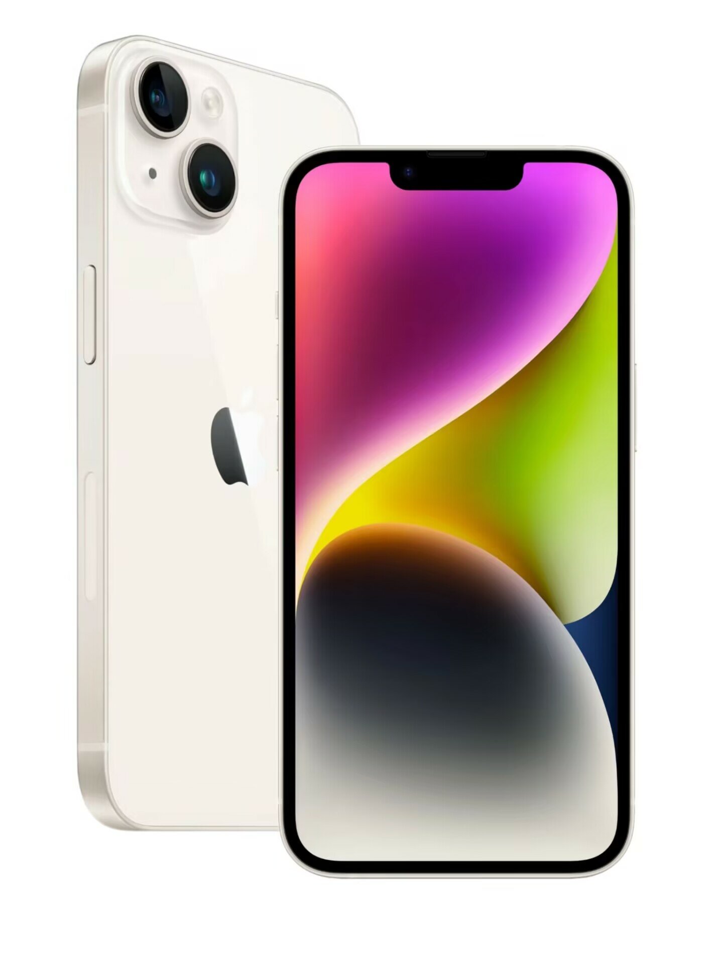 Смартфон айфон iPhone14 512ГБ, двойная SIM-карта, Starlight , ёмкая батарея, совершенно новый