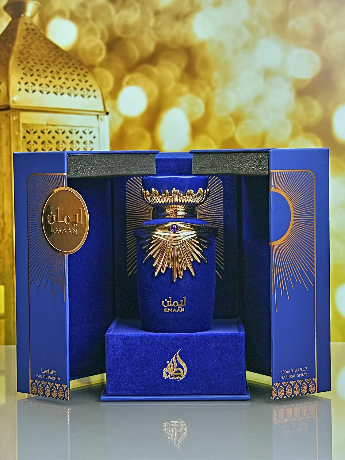 Арабские духи Lattafa Perfumes Emaan, стойкая женская парфюмерная вода для женщин, со сладким, ярким звучанием белых цветов, сочных ягод и мягкой древесно-мускусной базы, 100 мл