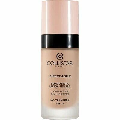 Collistar -CLS-IMPECCABILE LONG WEAR FOUNDATION 3R Стойкий тональный крем водорезистентный IMPECCABILE/Long Wear Foundation SPF 15 Water Resistan, тон 3R (Naturale Rosato), 30 мл