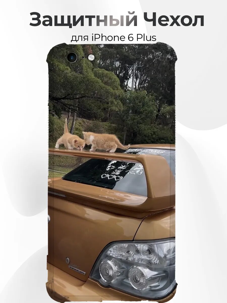 IPhone 6 Plus Subaru Impreza STI с котятами
