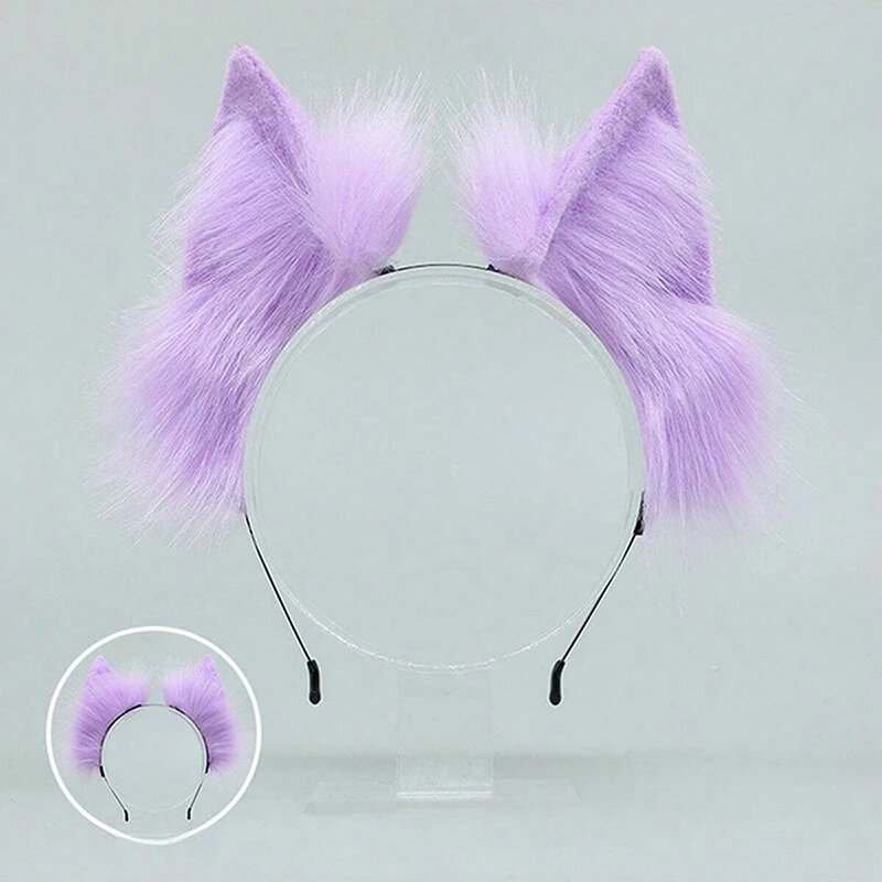 Кавайные лисьи уши, головной убор Jk Convention Фиолетовый, Purple