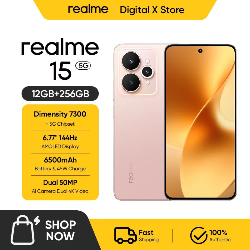 Смартфон Realme 15 5G, 12/256ГБ