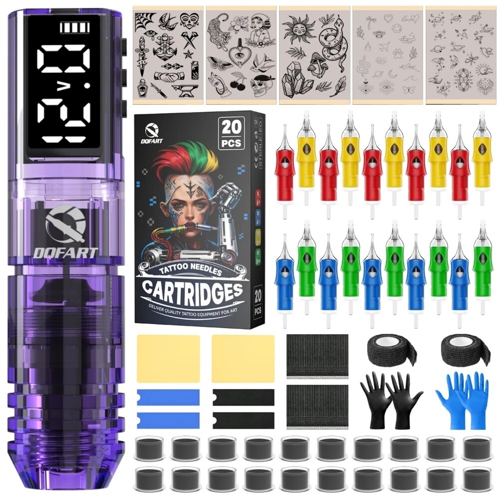 Беспроводная тату-машинка DQFART P2 P1 Set I