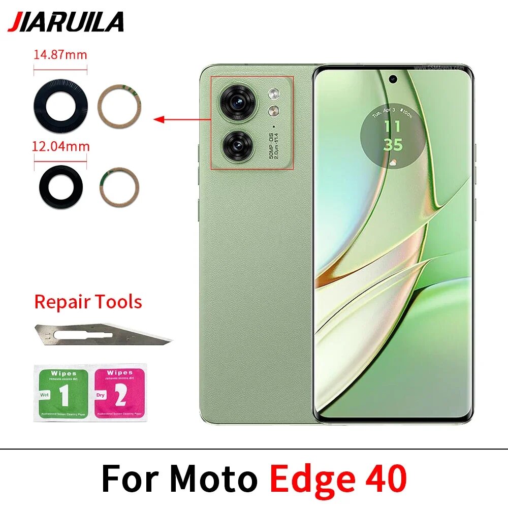 Новое стекло задней камеры с клеем для Motorola Moto Edge 20 30 40 50 60 Pro Lite Neo Fusion Edge 40