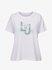 Футболка LIU JO T-shirt with printed insert, размер 36, белый