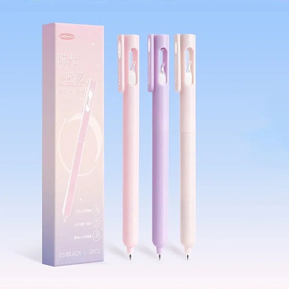 Гелевые ручки «Песочные часы» Pink 3Pcs