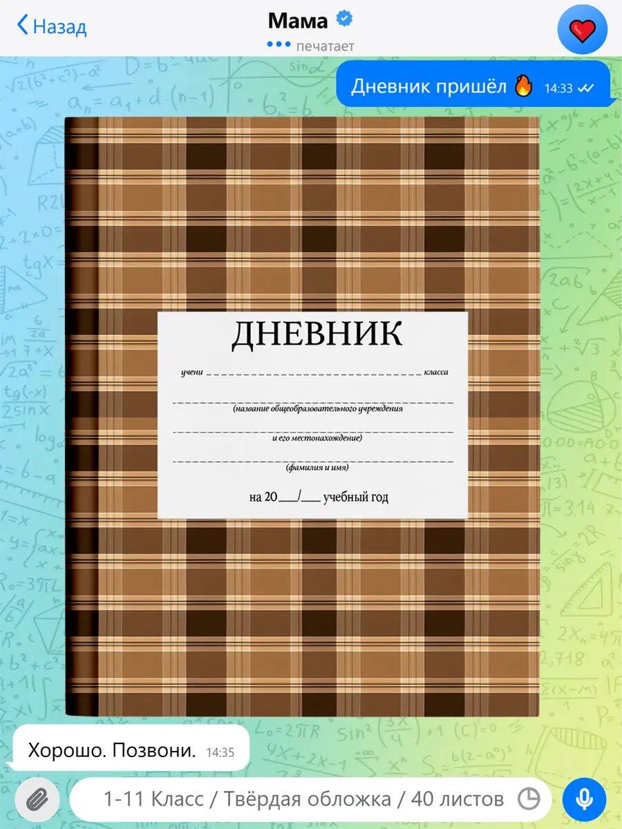 Школьный дневник с принтом y2k pinterest