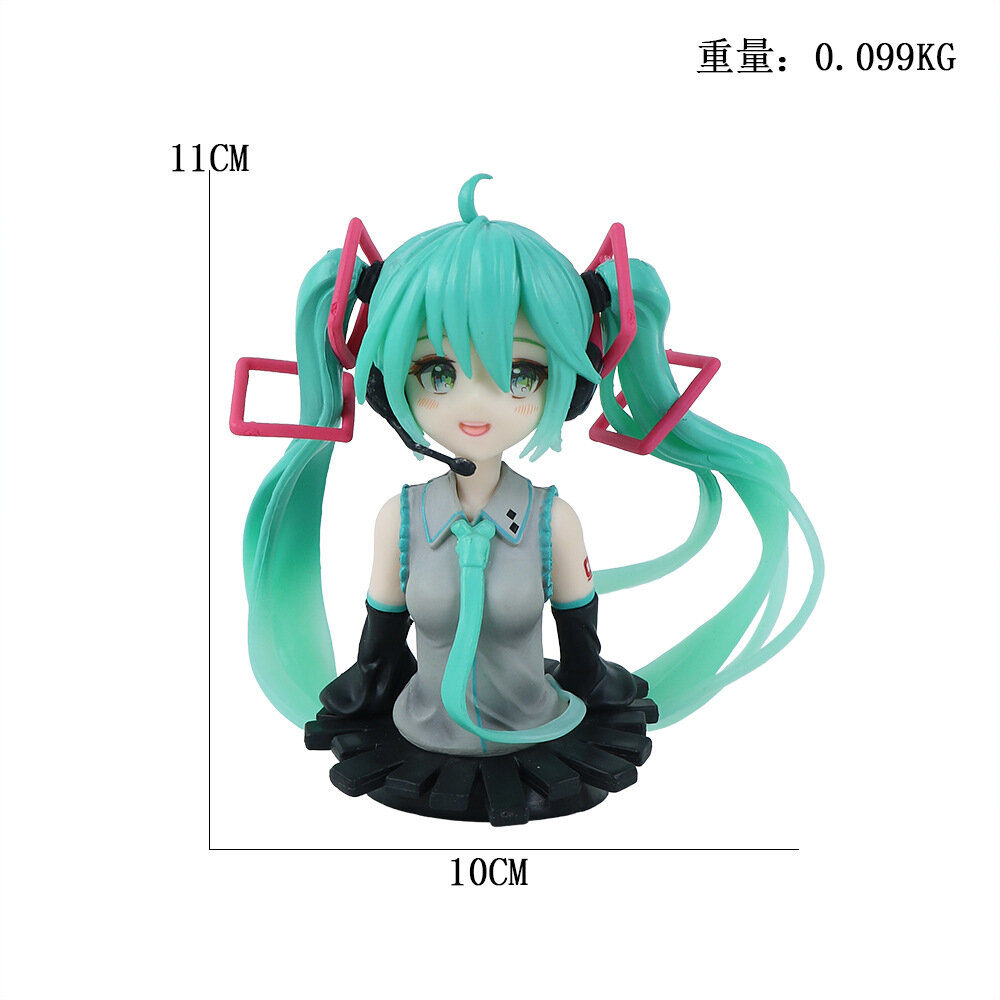 Бюст начинается. Miku Начальный голос, чтобы сделать аниме вокруг 2 Юаньмин Юная девушка, чтобы играть в коллекцию