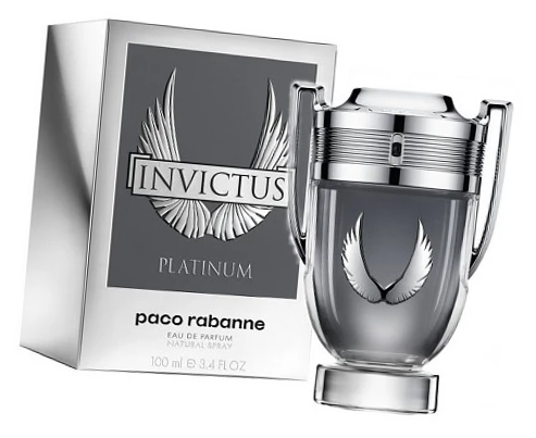 Paco Rabanne Invictus Platinum 100 мл - парфюм для мужчин, Инвиктус Платинум