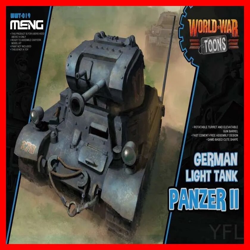 Meng Model wwt-019 комплект кол сниц без клею в збор легкий танк panzer ii танки