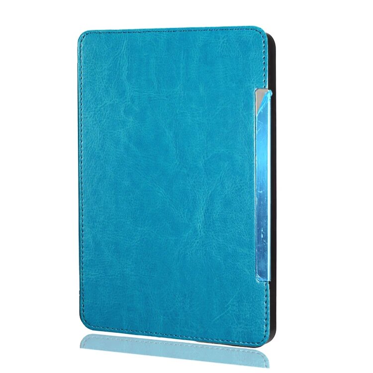 Чехол для Amazon Kindle 4/5 кожаный Голубой, Sky Blue