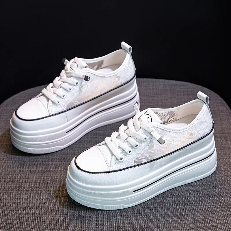 Кроссовки роликовые white chunky sneaker shoes