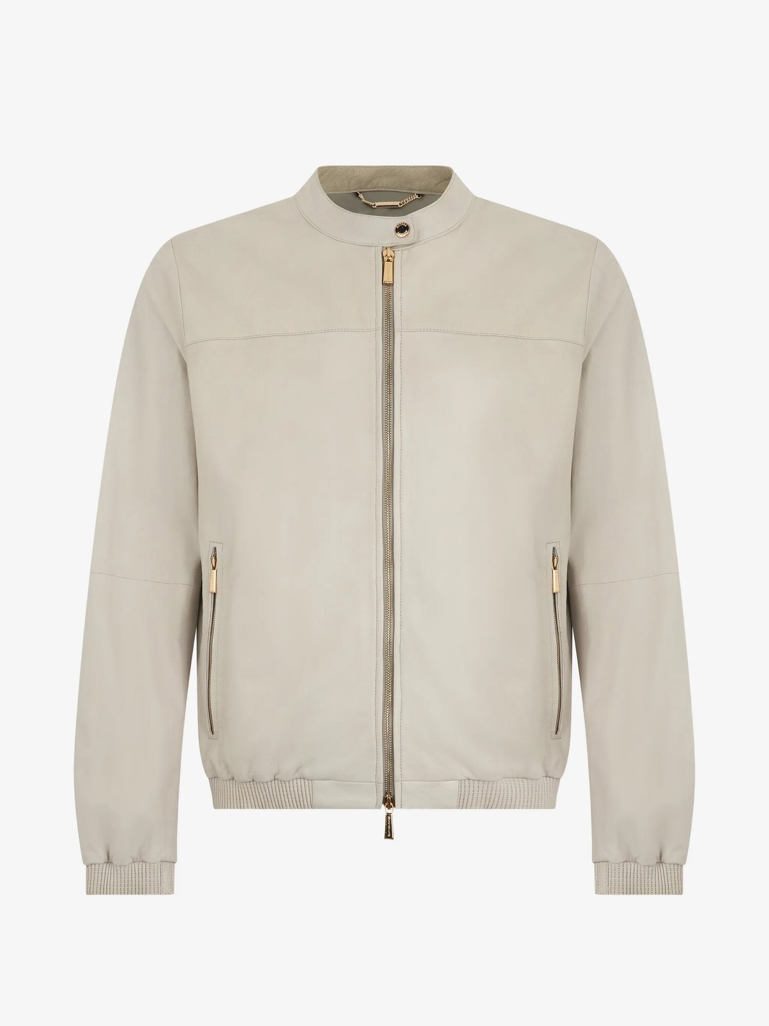 Куртка Zip-up leather jacket