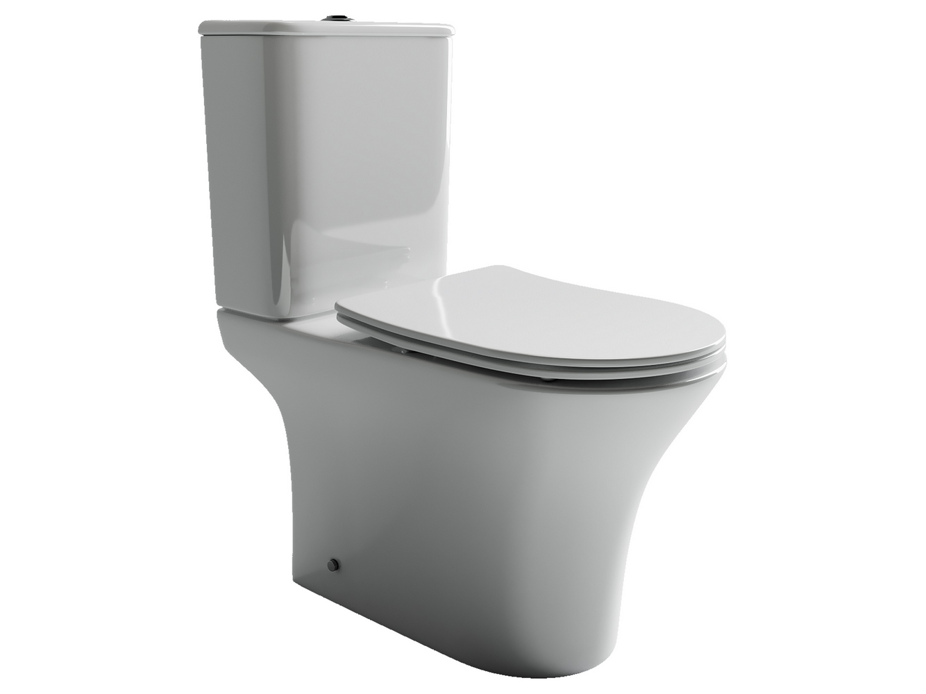 Бачок для унитаза Ceramicanova CN9001 CN9001-T, двойной смыв 3/6 л, белый