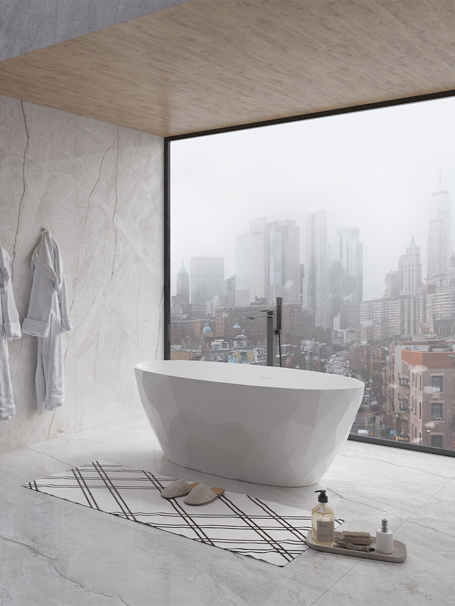 Акриловая ванна BELBAGNO BB717-1700-800, цвет Белый