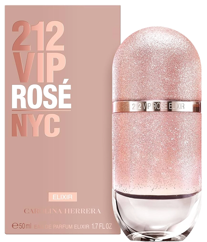 Женский аромат Carolina Herrera 212 VIP Rose Elixir 50 мл - Херрера Вип Эликсир с розой