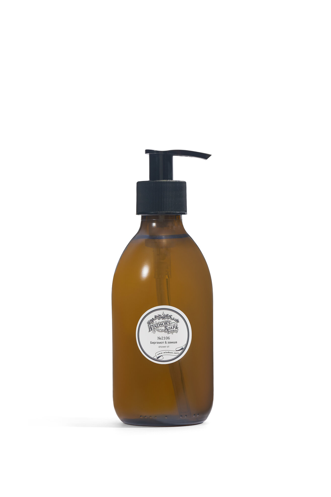 Масло для душа Windsor's Soap "№2106 Замша & бергамот" 250мл