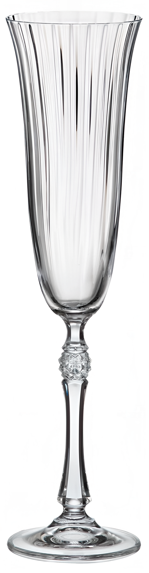Бокал для шампанского "PARUS OPTIC", 190 мл (набор 6 шт.), Crystal Bohemia/ БСС0425