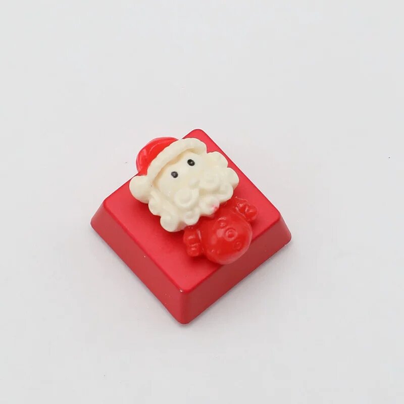 Новогодняя креативная объемная персонализированная механическая кейкап-накладка из смолы в виде креста, подарок,