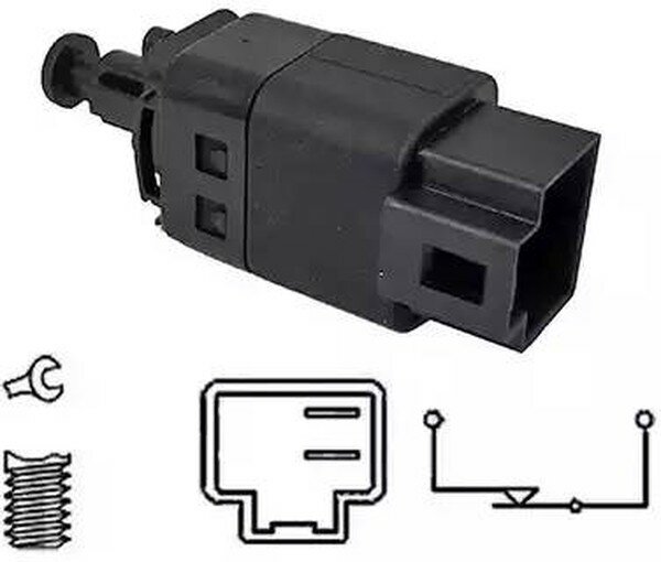 Выключатель стоп-сигнала MEAT&DORIA 35100 Mazda Mazda6 02-07, Chevrolet Aveo 05->, Lacetti 04->, Matiz II 05->, Nubira 04-11, Rezzo 03-> Spark II 05-10, Spark III 09->, Daewoo Evanda 02-06 Kalos 02->