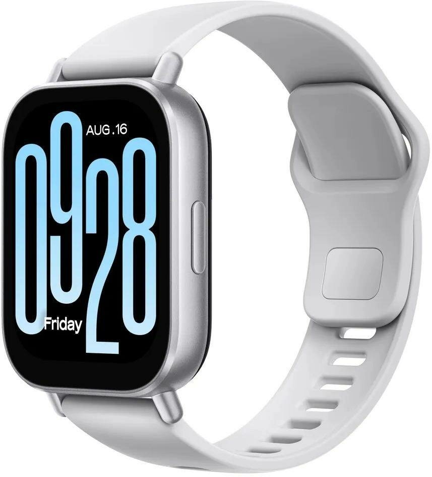 Смарт-часы XIAOMI Redmi Watch 5 Active, 2" LCD, корпус серебристый, ремень серебристый, размер браслета 135-205мм (BHR8790GL)