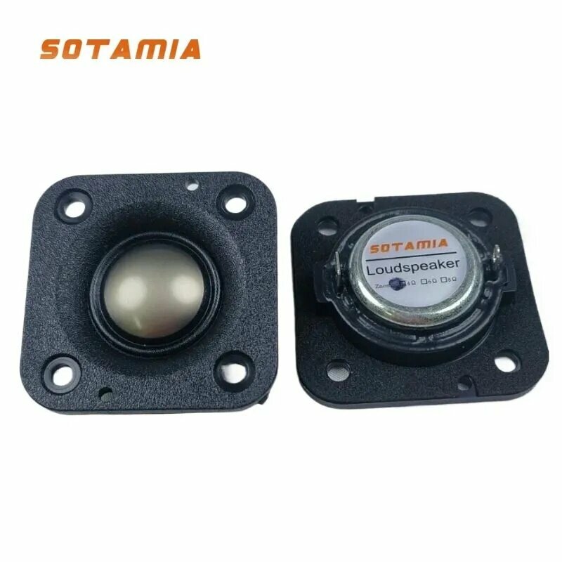 SOTAMIA 2Pcs 2-дюймовый Твитер-динамик 4 Ом 20 Вт с высокими частотами, Титановая пленка, 48 мм, домашний громкоговоритель для музыки HIFI