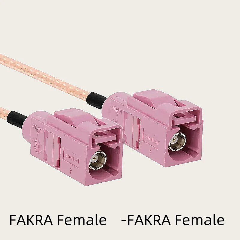 Коаксиальный кабель FAKRA Female - FAKRA Female, 2M, FAKRA F
