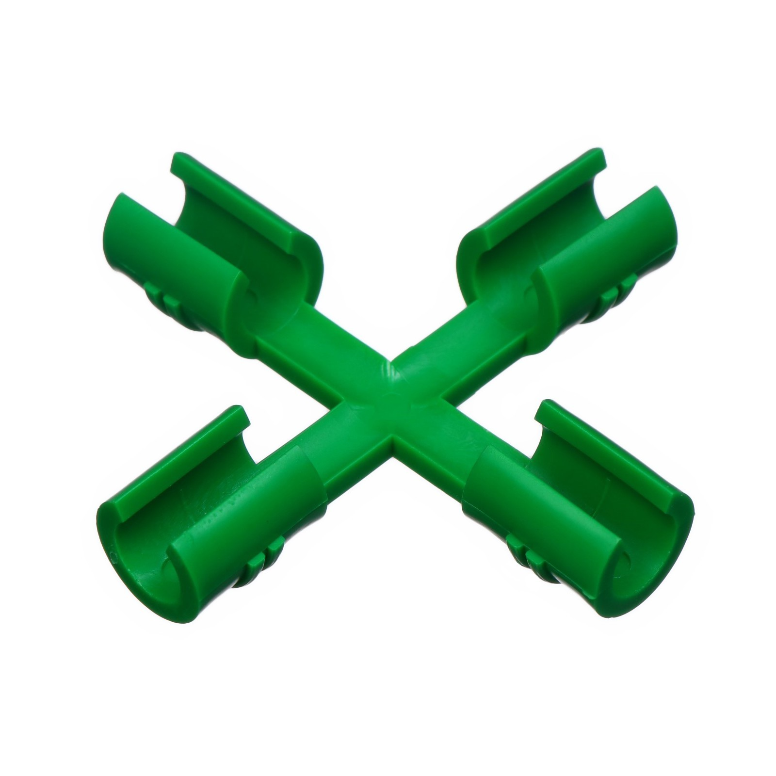 Соединитель-крестовина "лиана", диаметр 10-12мм, (комплект 6 шт.)