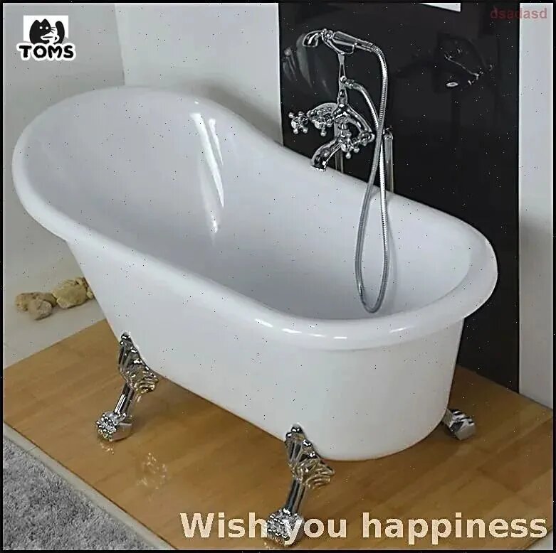 Ножки для ванны белого цвета, 4 шт. - Преобразите ванную без лишних хлопот, легко устанавливаются.