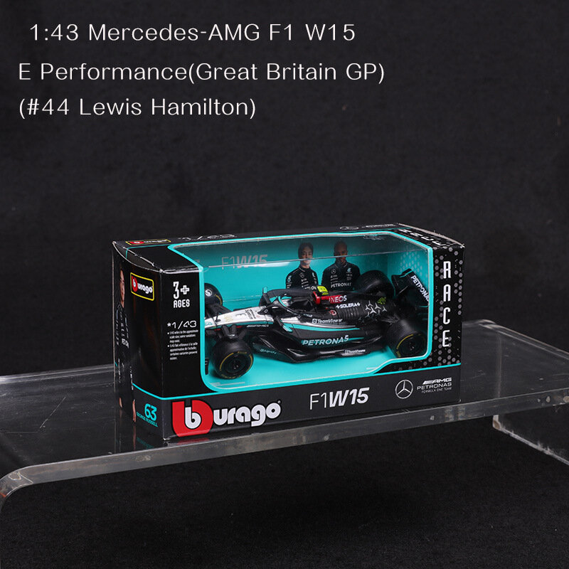 2023, чем Соединенные Штаты 1:43, симуляция w14 Mercedes-Benz AMGF1, гоночная модель, модель автомобиля из сплава, игрушка-формула