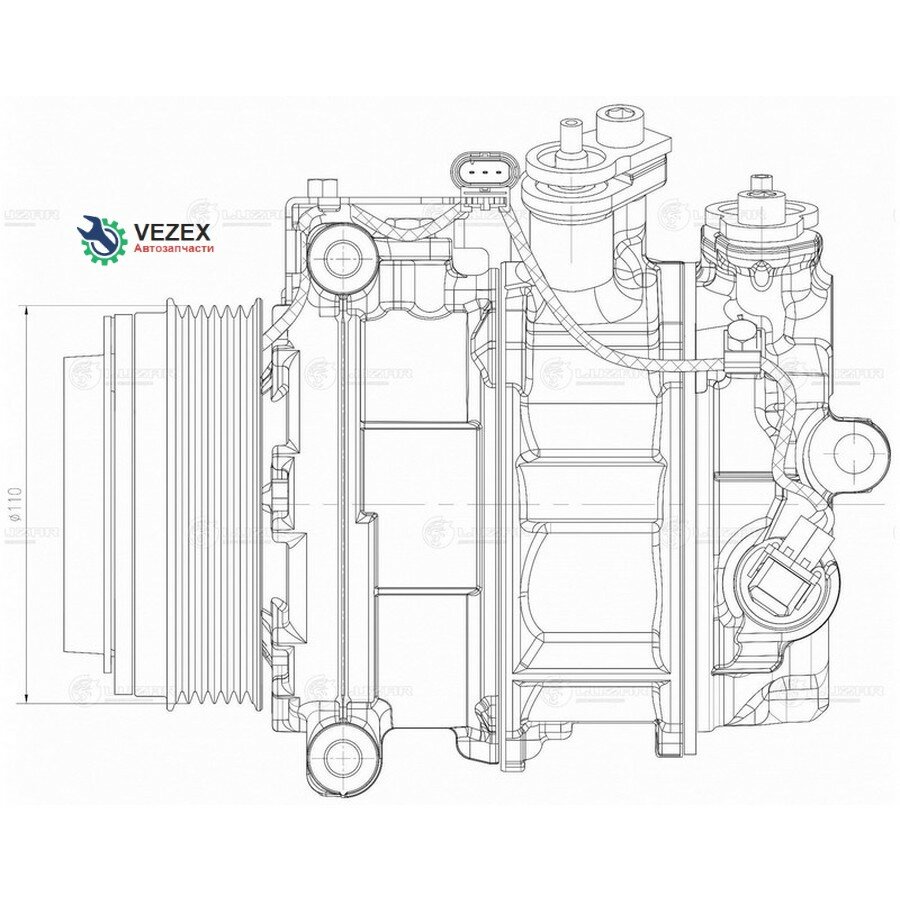 LUZAR LCAC1547 Компрессор кондиционера